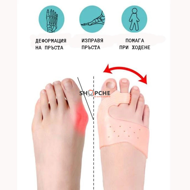 СИЛИКОНОВ МАГНИТЕН КОРЕКТОР ЗА ИЗПРАВЯНЕ НА ПРЪСТИ - MAGNETIC TOE ...